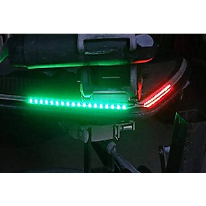 Boat LED Navigation Lights Kit STERN & BOW Red & Green & White Waterproof LED Strips for Bass, Pontoon, Kayaks, Sun Tracker, Ranger, Triton, boats