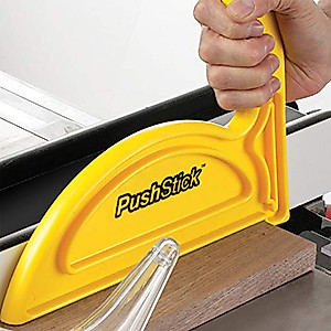 Milescraft 3404 PushStick - Woodworking Hand Safety Tool