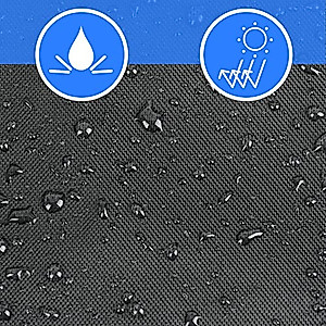 GasSaf Grill Cover for Large Big Green Egg, Extra Large Big Green Egg, Kamado Joe 24 and Others Heavy Duty Waterproof Premium Outdoor Grill Cover(35.5" Dia X 48" H)