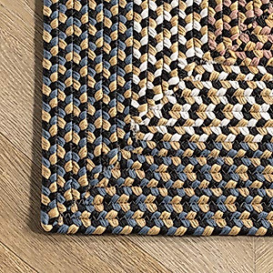 nuLOOM Gwyneth Braided Borders Indoor/Outdoor Area Rug, 4' x 6', Taupe