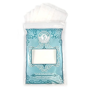 - 100 - Flat Glassine Wax Paper Bags - 5 1/2" x 7 3/4" or 5.5" x 7.75" - Includes JenStampz Top 10 - Large