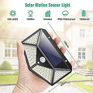 ASGTRADE Solar Sensor Wall Light in Night, Product for Garden, Swimming Pool, Balcony and high Security Area.-4 Pieces Set