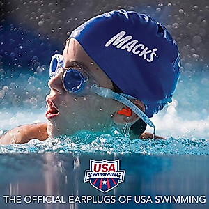 Mack's Soft Moldable Silicone Putty Ear Plugs – Kids Size, 15 Pair – Comfortable Small Earplugs for Swimming, Bathing, Travel, Loud Events and Flying | Made in USA