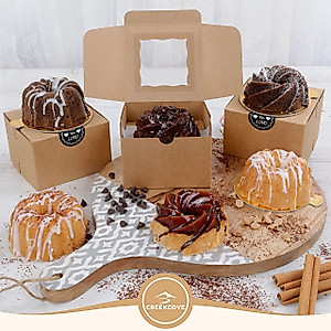 CreekCove 4" Cake Board Set Double sided Gold or Black 28 count- Round Disposable Cake Base