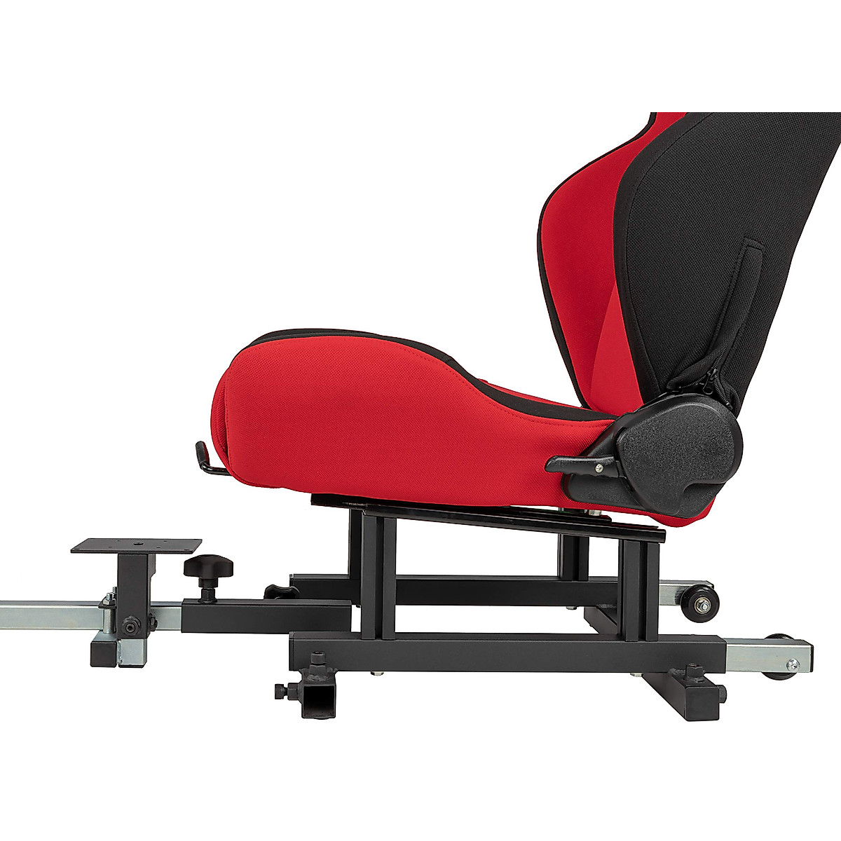 Centered Flight Stick Lower Mount Bracket with Height Adjusmtent. Plates Included. Configuration #6 Compatible with Thrustmaster Warthog, F-16C Viper HOTAS, F/A 18, VirPil, VKB and WinWing Sticks