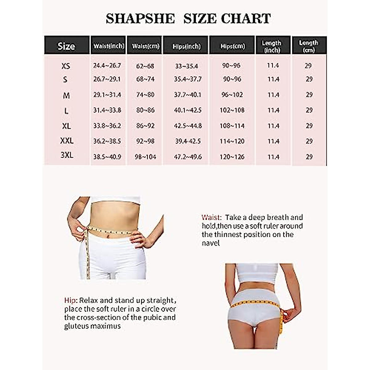 SHAPSHE Waist Trainer for Women, Tummy Control Sports Girdle, Workout Body Shaper with Adjustable Shoulder Strap Black