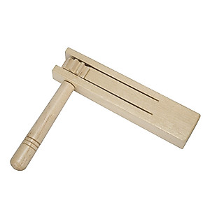 Wooden Spinning Rattle Ratchet Noise Maker Traditional Matraca Toy for Graduation, Foot Ball Games, Party Favors and Sporting Events