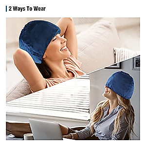 Hilph Bundle of 2 Pack Ice Slippers + Ice Cap for Chemotherapy