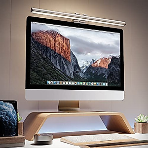 MG Monitor Light Bar, LED Computer Light with Wireless Controller RGB Monitor Backlight Auto-Dimming Hue Tunable USB Powered Monitor Lamp Desktop Screen Bar for Desk/Gaming/Home/Office
