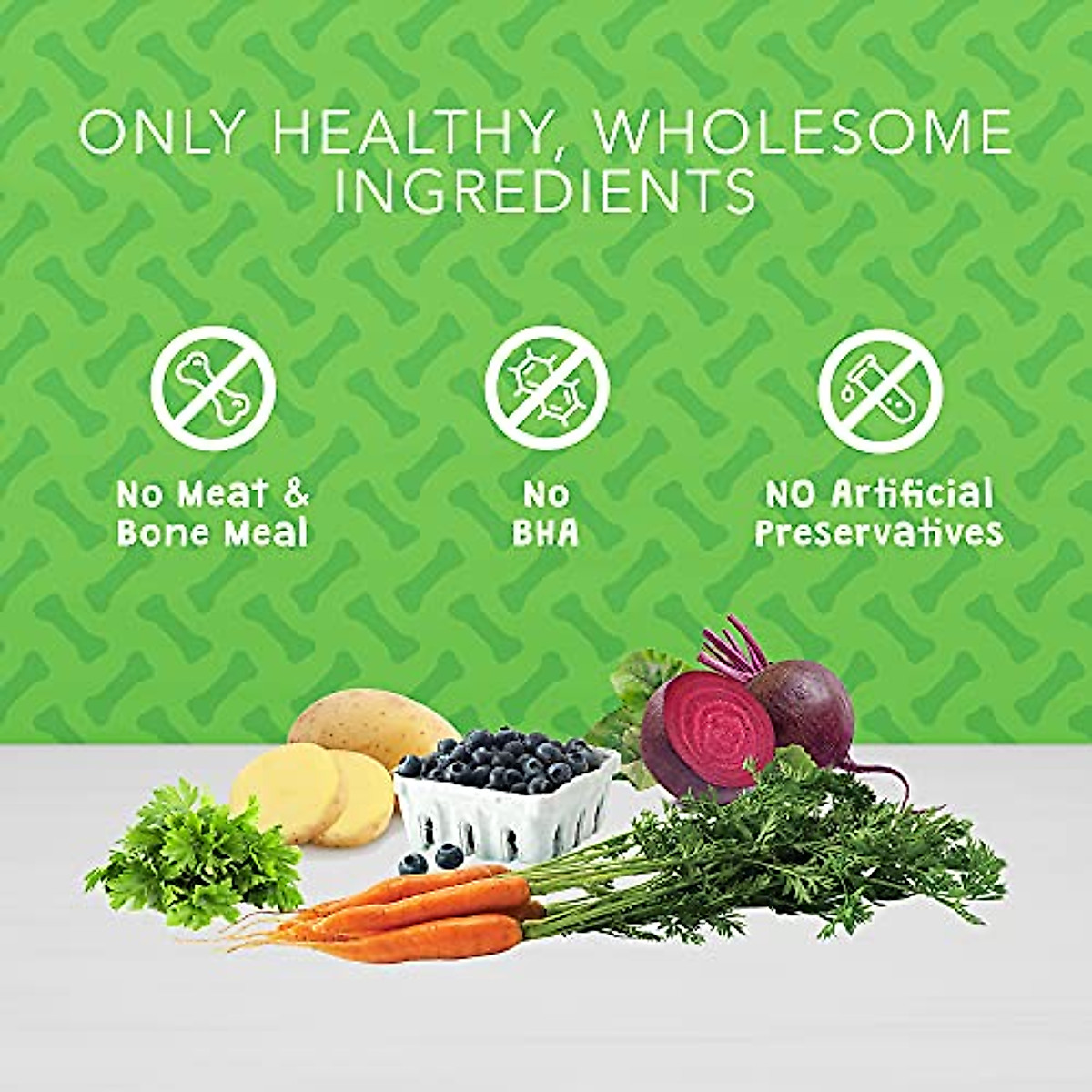 Blue Buffalo Bones Natural Crunchy Dog Treats, Small Dog Biscuits, Assorted flavors- Beef, Chicken or Bacon (16-oz bag, 4 count)