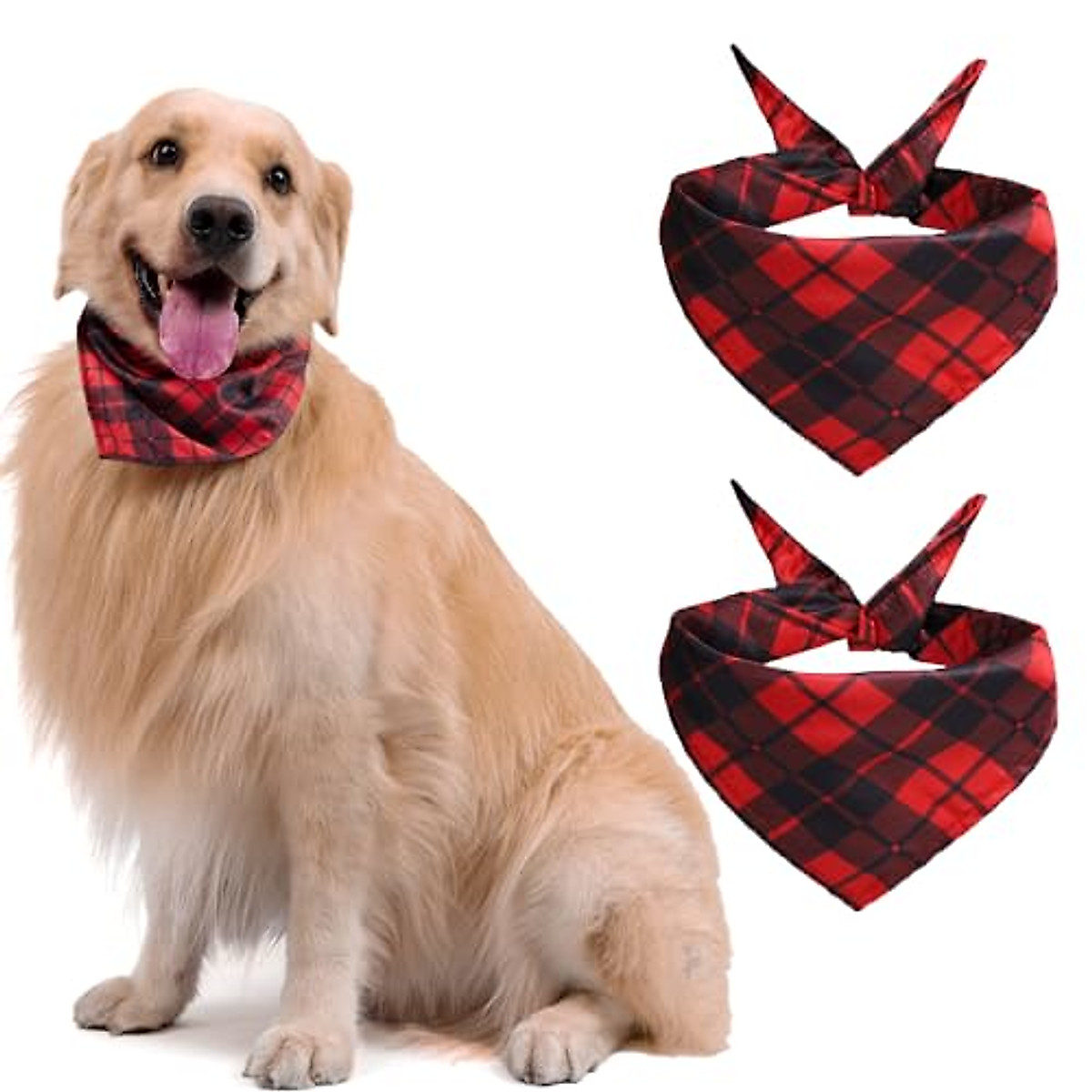 Seaforie Matching Pajamas for Couples,2024 Onesies Flannel Women's Pijamas,One-Piece Red Plaid Fleece Pjs for Men Family (Pet Small)