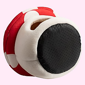 PAPITLULU Pet Bed Small Animals Bed Dutch Pig Hamster Nest Hedgehog Rat Chinchilla Guinea Habitat Mini House, Red Mushroom, S