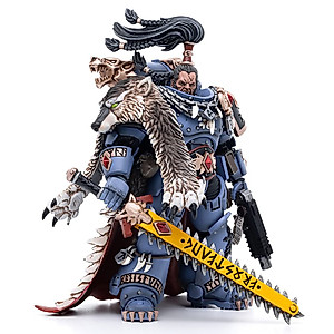 JoyToy Warhammer 40,000 1/18 Action Figure Space Wolves Ragnar Blackmane Model
