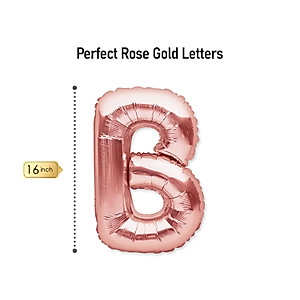 PartyForever Rose Gold BRUNCH & BUBBLY Balloon Banner Bridal Brunch Shower Bachelorette Party Decorations for Champagne Bubbly Bar