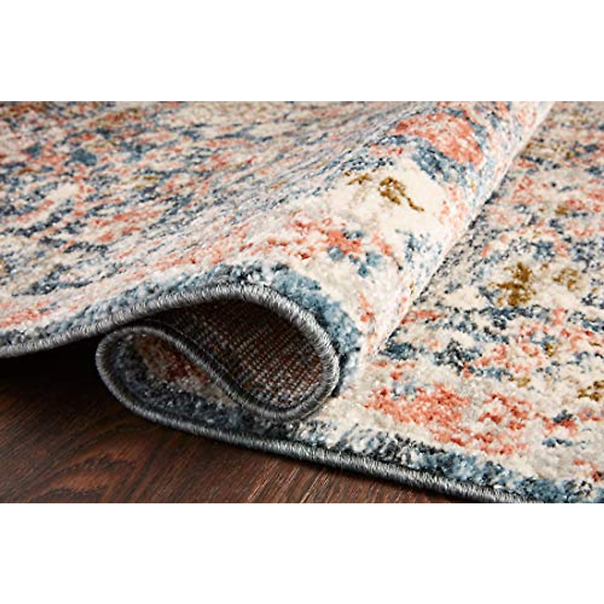 Loloi II Saban Navy/Rust 7'-10" x 10' Area Rug