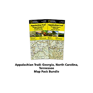 Appalachian Trail: Georgia, North Carolina, Tennessee [Map Pack Bundle] (National Geographic Trails Illustrated Map)