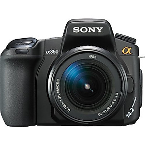 Sony Alpha DSLRA350X 14.2MP Digital SLR Camera with Super SteadyShot Image Stabilization with DT 18-70mm f/3.5-5.6 & DT 55-200mm f/4-5.6 Zoom Lenses