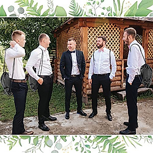 Eccliy 12 Pieces Groomsman Gift Bags for Wedding Include 1 Best Man and 11 Groomsman Proposal Bags Party Favor Bags for Groomsman Father's Birthday Anniversary Wedding Party Supplies