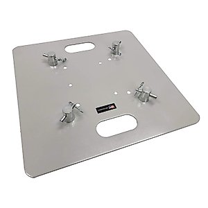 20"x20" Aluminum Base Plate for 12"x12" 290mm X 290mm Square Trussing W/2" Pipe Fits All Major Includes Pins/Clips