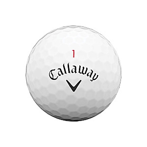 Callaway 2021 Chrome Soft X LS Golf Balls (One Dozen) White