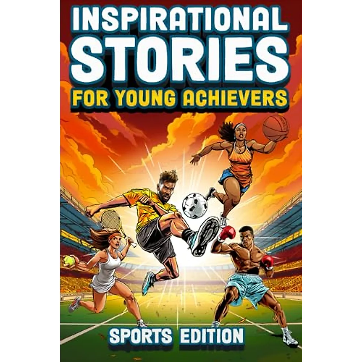 Inspirational Stories For Young Achievers - Sports Edition: Inspire Your Child to Greatness and Teach Them Essential Life Lessons Through the Amazing Journeys of 12 Legendary Athletes