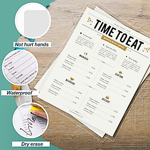 KTRIO Laminating Sheets, Holds 8.5 x 11 Inch Sheets 15 Pack, 5 Mil Thermal Laminating Pouches 9 x 11.5 Inch Clear Plastic Lamination Sheet Paper for Laminator, Round Corner Letter Size