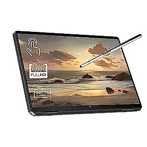 HP 2023 Newest Flagship Envy x360 2 in 1 15.6" Touchscreen Laptop, Hexa-Core AMD Ryzen 5 7530U(Beat i7-11370H), 8GB RAM, 1024GB PCIE SSD, Backlit Keyboard, W/Stylus Pen, Windows 11 Home, Silver