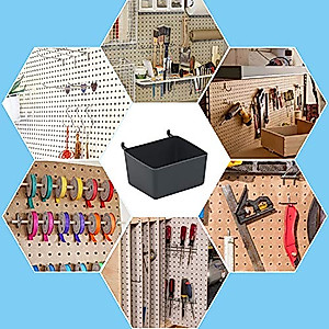 228PKS Pegboard Hooks Assortment with Metal Hooks Sets, Pegboard Bins, Peg Locks for Organizing Storage System Tools Accessories