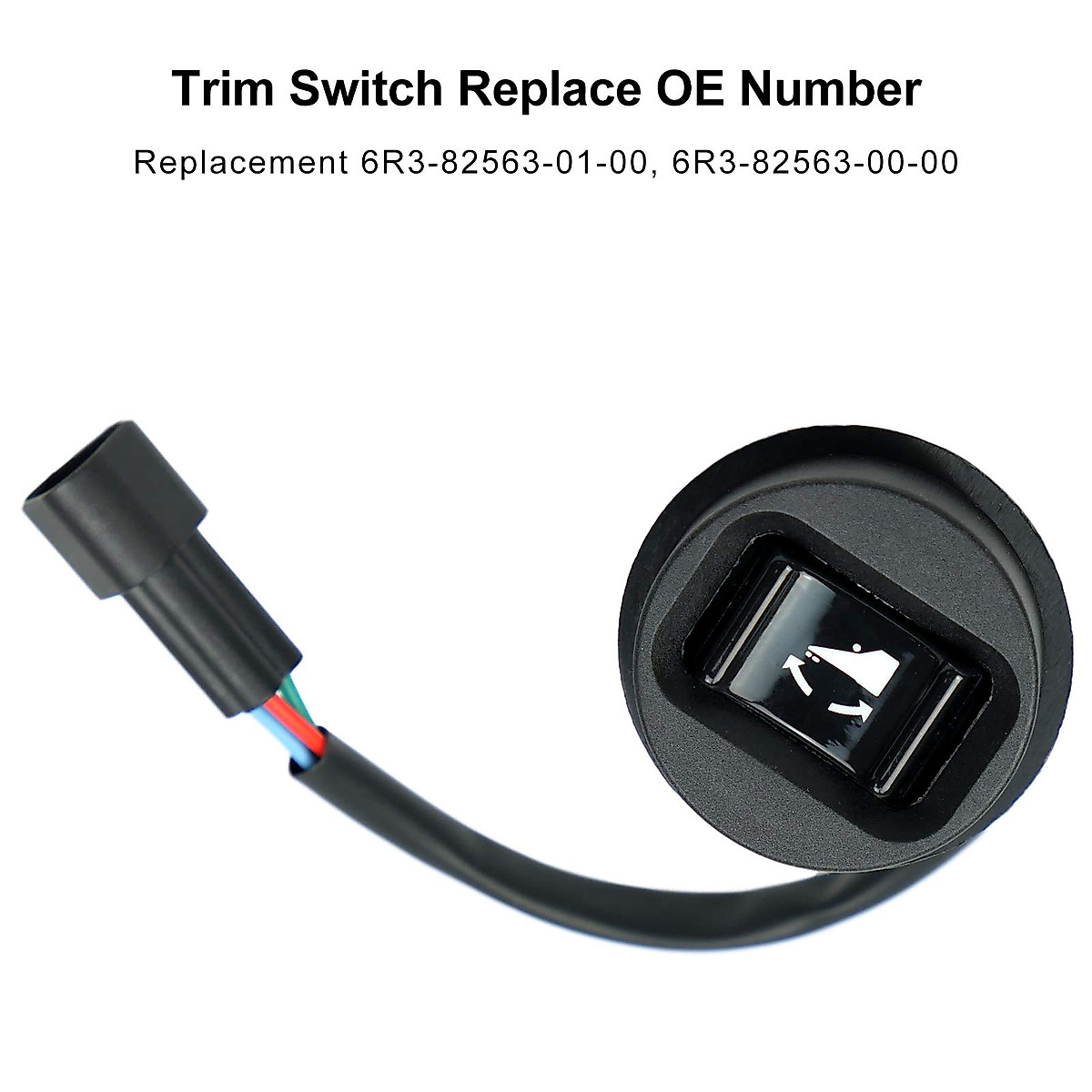Trim and Tilt Switch Assembly Fit for Yamaha Models 2 Strokes 115 130 150 175 200 225 1990-2005 Replace Original Equipment 6R3-82563-01-00 6R3-82563-00-00