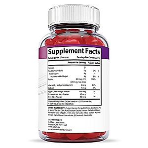 Justified Laboratories Fast Keto ACV Gummies 1000MG with Pomegranate Juice Beet Root B12 60 Gummys