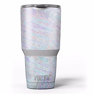 Design Skinz Slate Marble Surface V35 - Skin Decal Vinyl Wrap Kit Compatible with The Yeti Rambler Cooler Tumbler Cups