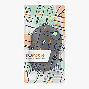 kwmobile Ear Pads Compatible with Cowin E7 Active Noise Cancelling Earpads - 2X Replacement for Headphones - Black