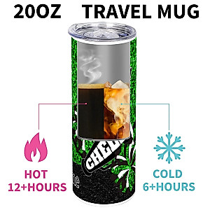 Ioracida Personalized Cheer Insulated Stainless Steel Tumbler with Lid and Straw, Casual Coffee Cup Mug for Cheerleader Coach, Custom Gifts for Cheer Mom Cheer Team, Green Glitter