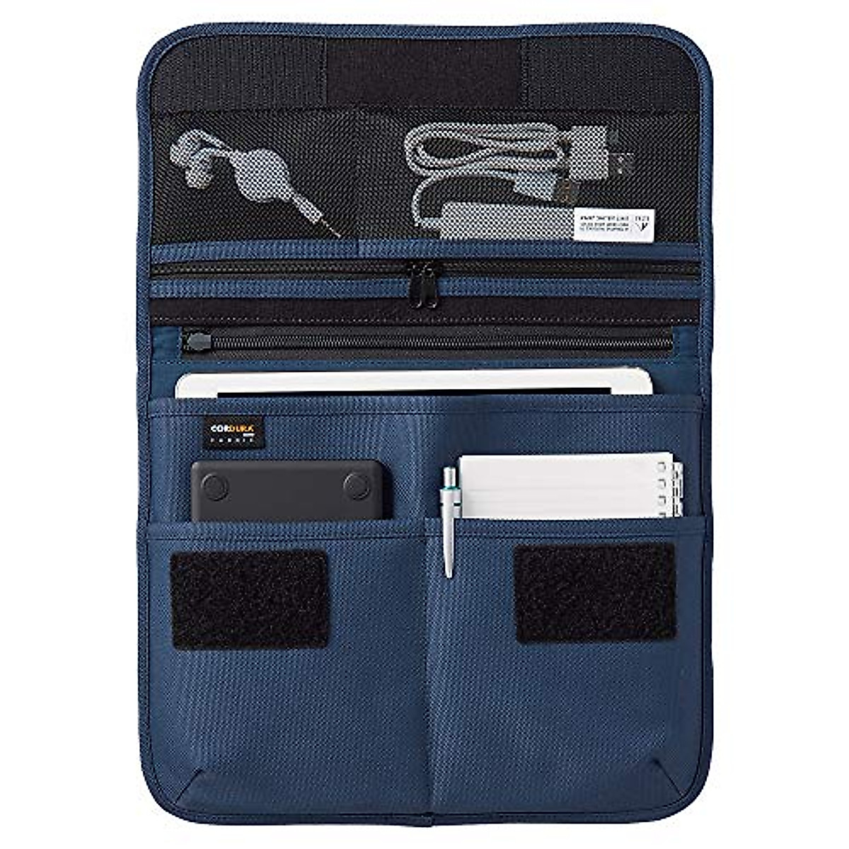 LIHIT LAB Tablet Sleeve with Pockets, 11.5 x 1 x 9.5, Black (A7767-24)