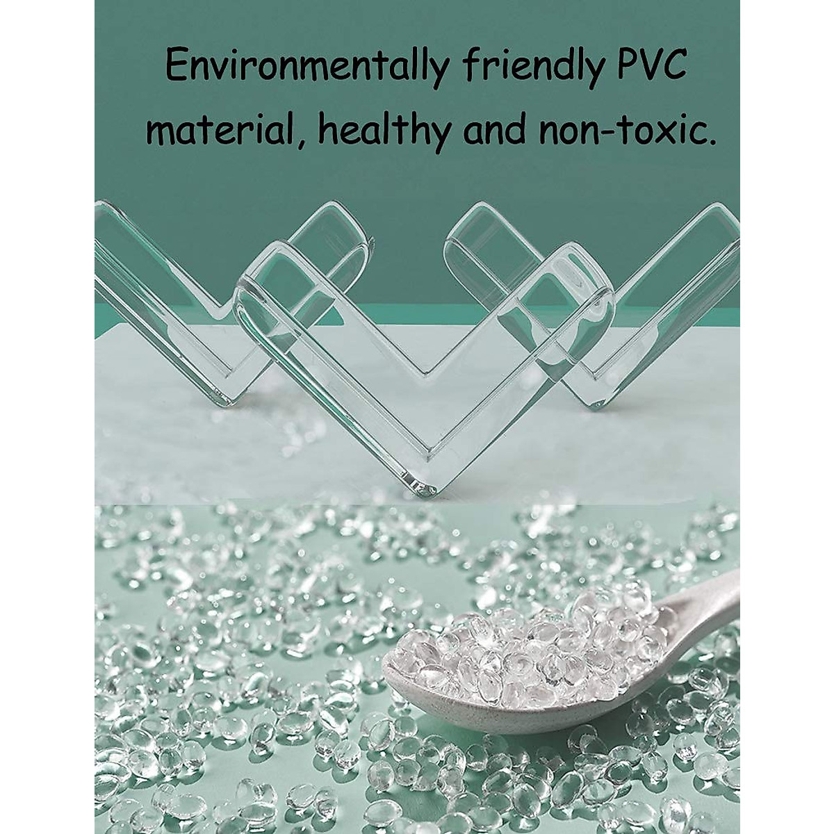 Corner Protector, Baby Proofing Table Corner Guards, Keep Child Safe, 4 Pack L-Shaped, High Resistant Adhesive, Sharp Table Corner Protector