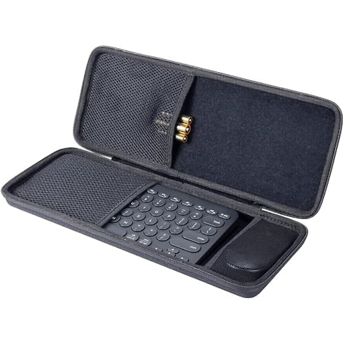 co2CREA Hard Case Compatible with Logitech Pebble 2 Combo K380 K380s Pebble Keys 2 + M350 Wireless Keyboard and Pebble Mouse Combo (Black)