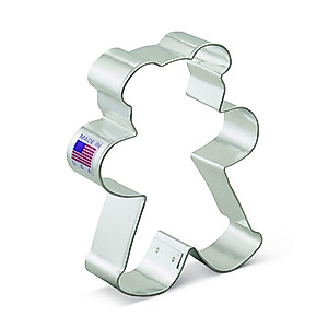 Teddy Bear Cookie Cutter 4.25" Made in USA by Ann Clark