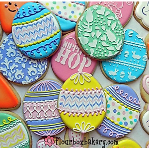 Easter Fun Cookie Cutters 3-Pc. Set Made in the USA by Ann Clark, Easter Bunny, Egg, and Carrot