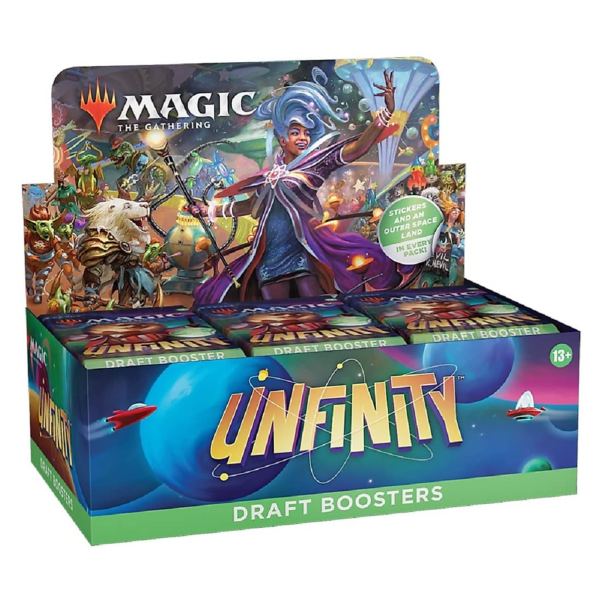 Wizards of The Coast Magic: The Gathering Unfinity Draft Booster Box | 36 Packs + Box Topper (505 Magic Cards)