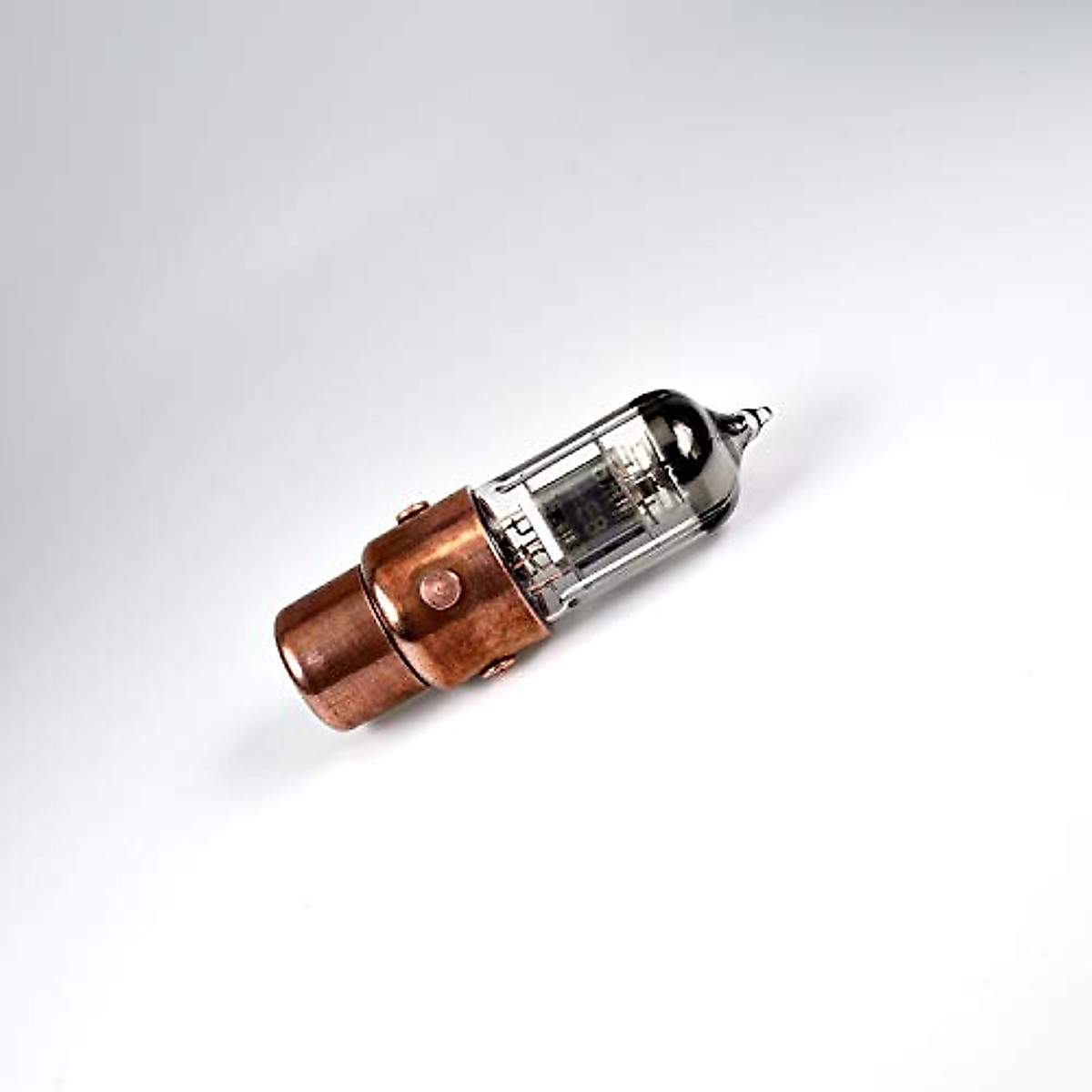 Handmade 32GB USB 3.1 Green Pentode Radio Tube USB Flash Drive with Stand. Steampunk/Industrial Style