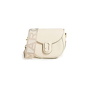 Marc Jacobs Women's The Small Saddle Bag, Cloud White, One Size