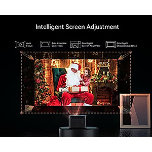 Dangbei Mars Pro 4K Projector, 3200 ANSI Lumens Laser DLP Projector with Android 4GB+128G, 2*10W HiFi Speakers, Auto Keystone Auto Focus HDR10 Home Theater