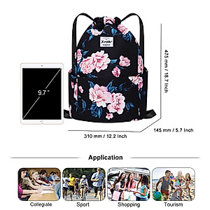 XEYOU Drawstring Sports Backpack Lightweight Gym Yoga Sackpack Shoulder Rucksack Casual Outdoor Daypack for Women and Men