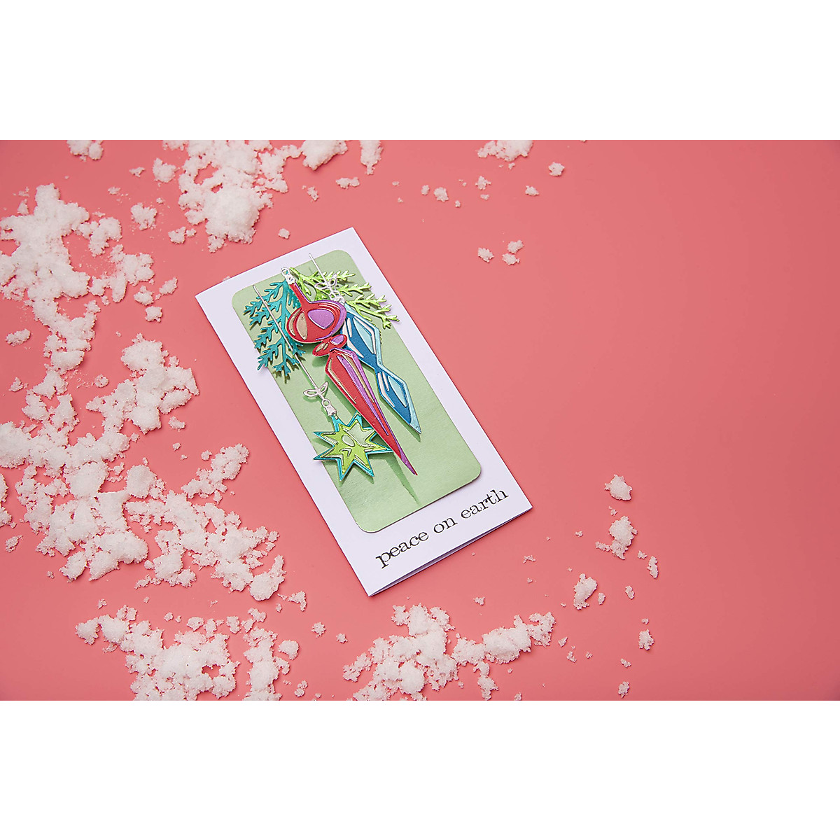 Sizzix Thinlits Die Set , Ornaments by Tim Holtz, 17 Pack, Multiple Sizes, us:one, Hanging Baubles 17 Count