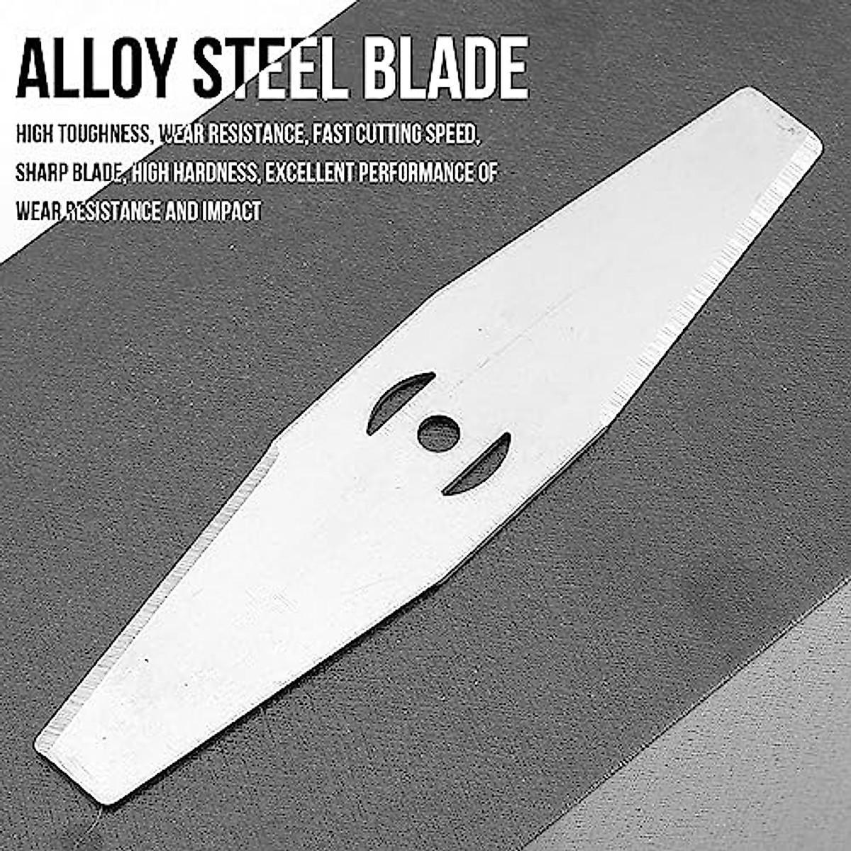 Electric Weed Eater Cordless Metal Blade, Electric Grass Trimmer Blade Edger Lawn Tool Accessory for Cordless String Trimmer Electric Weed Eater Battery Powered Weed Wacker Brush Cutter