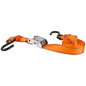 HAMPTON PROD Keeper – 1”x 10' Cam Buckle Tie-Down, 4 Pack - 300 lbs. Working Load Limit and 900 lbs. Break Strength