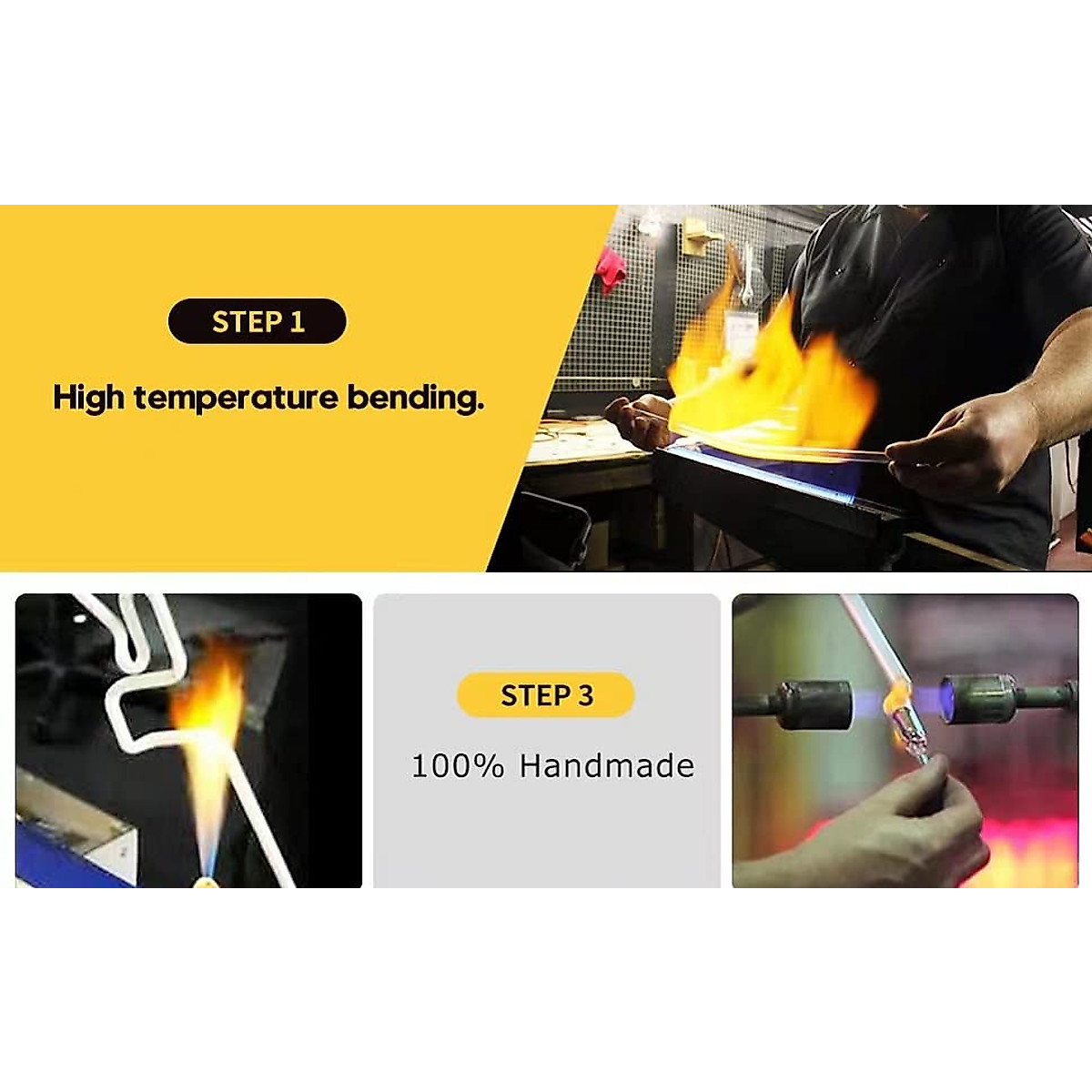 42X32cm M lite Real Glass Neon Signs Home Gifts Beer Bar Pub Recreation Room Man cave Decoration Game Lights Windows Garage Wall Signs (White)