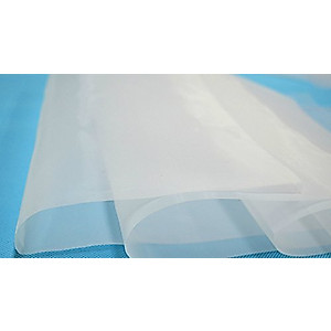 500 Micron Nylon Mesh Filter Woven Mesh Sheet Off-White Polyester Food Grade (50"x30")