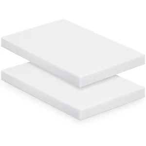 Treela 2 Pcs Thermoform Sheet White Thermoform Molding Foams for Holster and Sheath Making DIY (12 x 8 x 1 Inch)