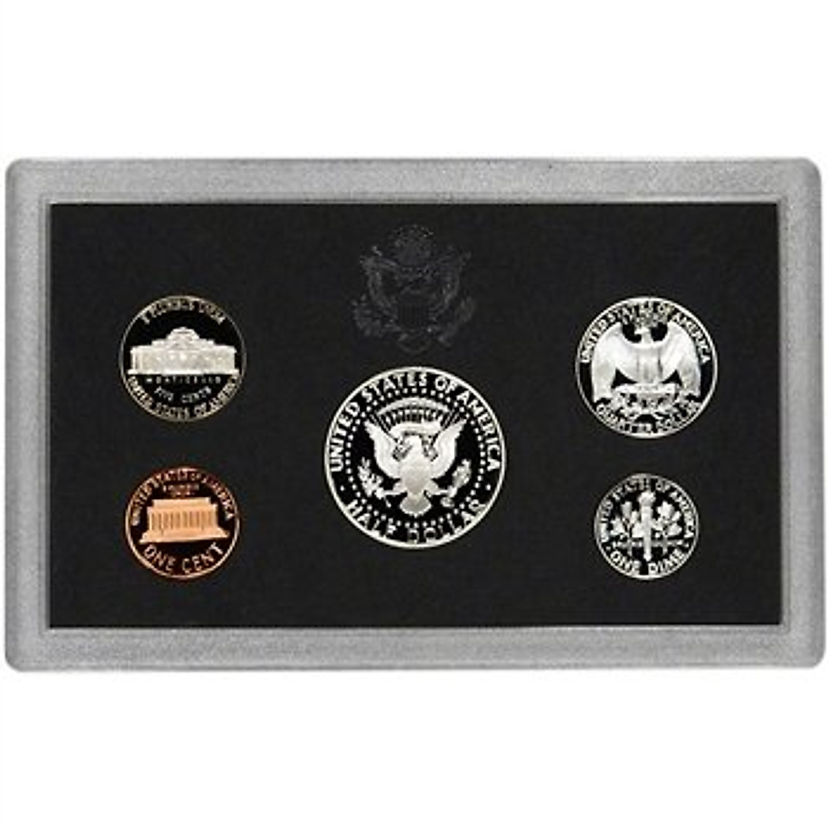 1992 S US Mint 5-Piece PREMIER SILVER PROOF SET Orig Box/COA - Seller DCAM